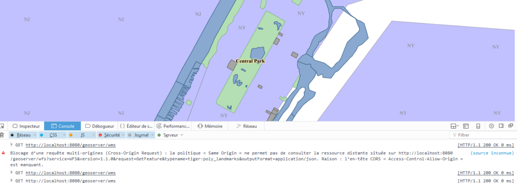 Autoriser Le Cross Origin Avec Openlayers Et Geoserver Geomatick
