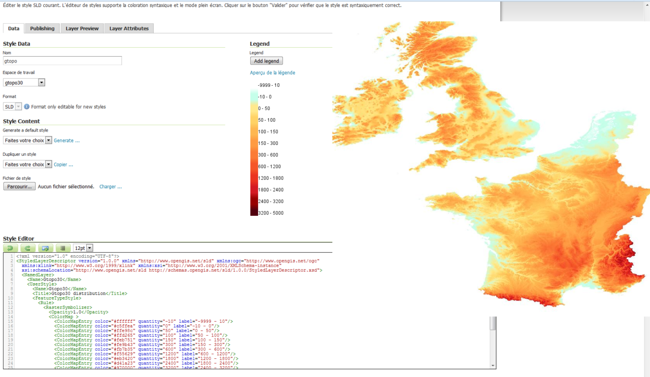 Fusion, redimensionnement et masque de rasters dans QGIS et publication ...