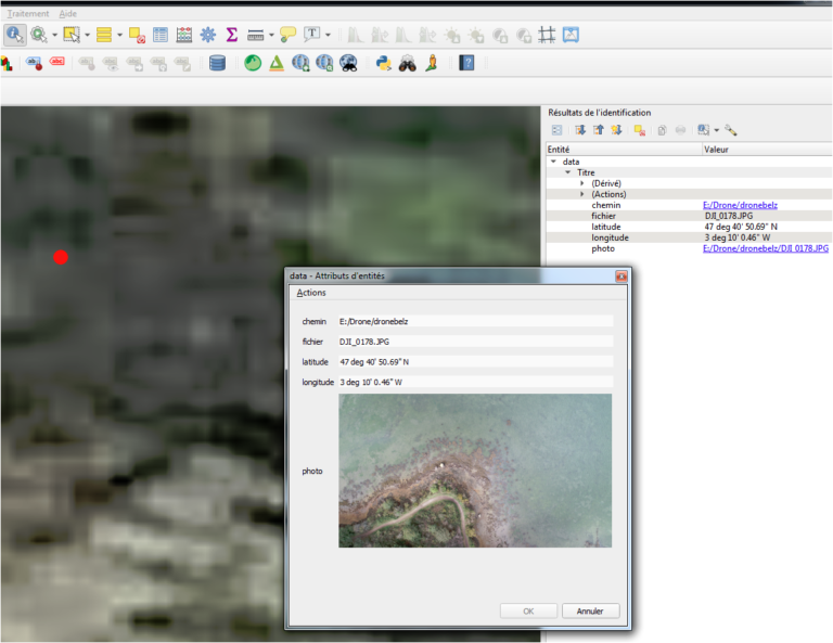 Photos sur une carte dans QGIS - GEOMATICK